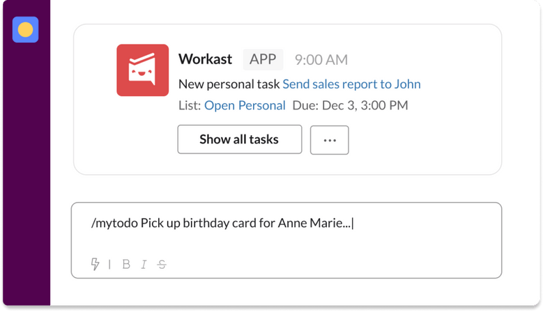 Workast for Slack | Work & Task Management App - Try it Today!