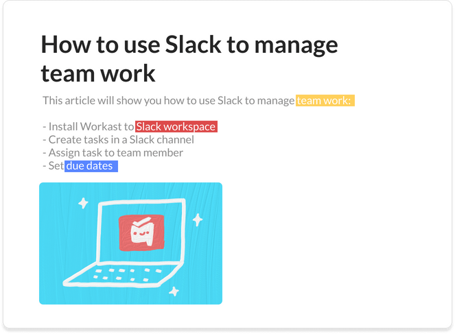 Our Product | Workast | Work Management Platform - Get More Done!